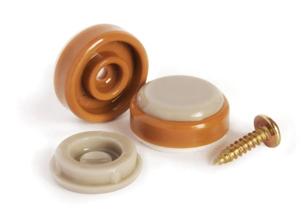 Set of 8, 1” (25mm) Feet, Caramel Glides – CB250 | Slipstick Foot