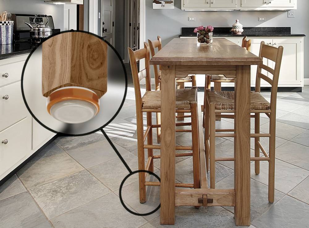 Set of 8, 1” (25mm) Feet, Caramel Glides – CB250 | Slipstick Foot