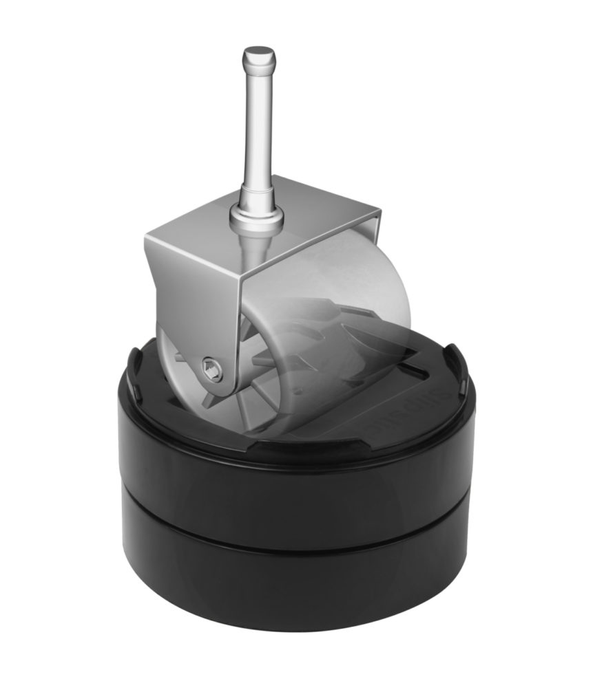 Set of 8 – 1” (25mm) Stack-Its Riser Feet, Black – CB657 | Slipstick Foot