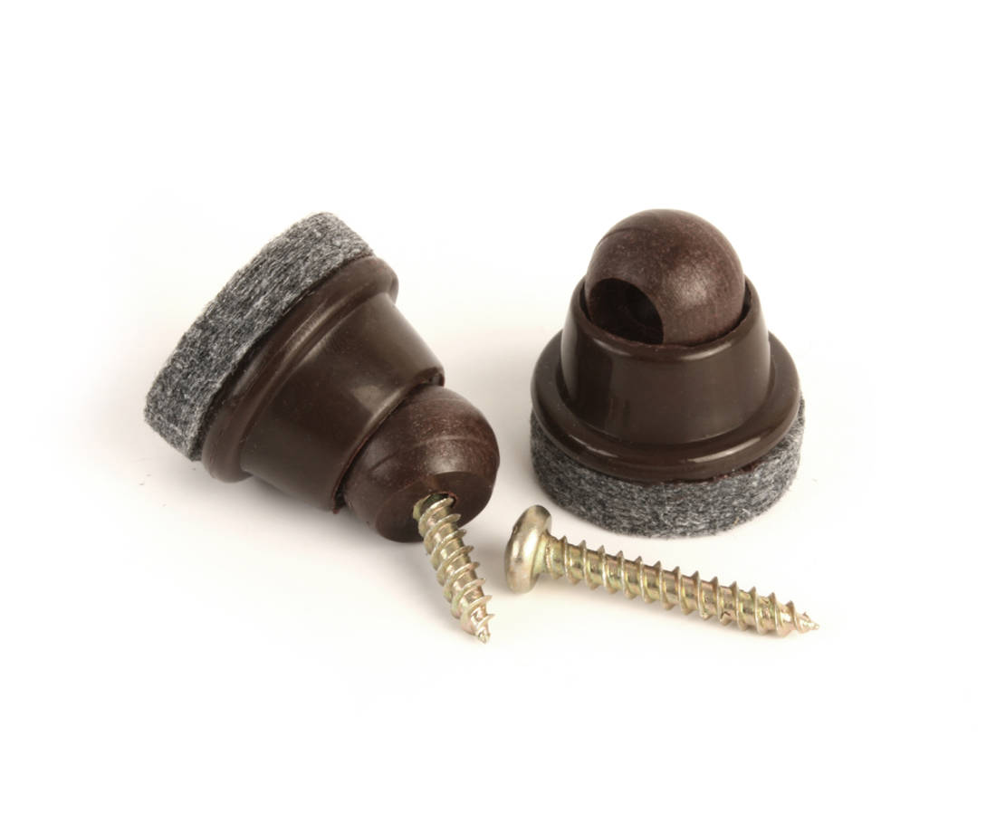 Set of 16, Swivel Felt Feet, Brown/Grey – CB259-16 | Slipstick Foot